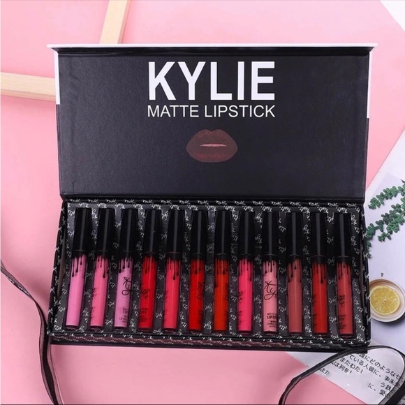 Makeup | Kylie Matte Love Velvet Liquid Lipstick Kit Lip Gloss Box Set ...